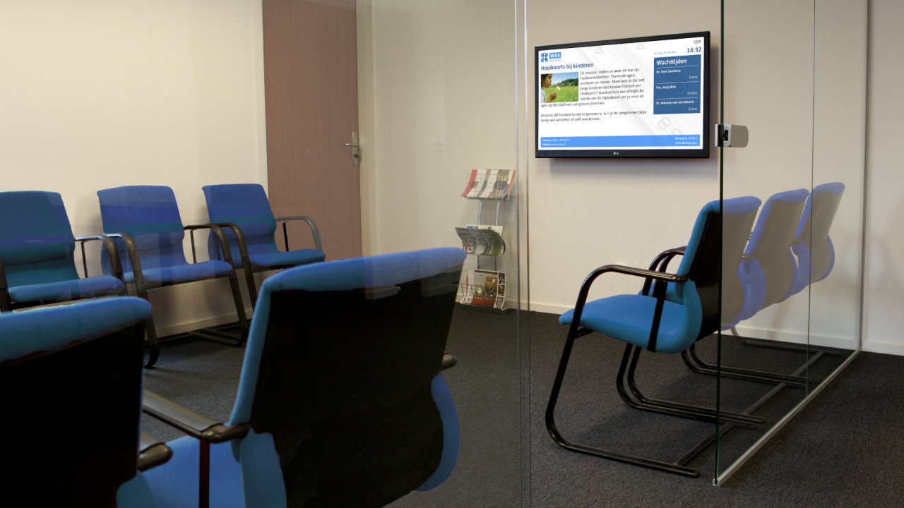 Optimal patient communication with digital signage in healthcare ...